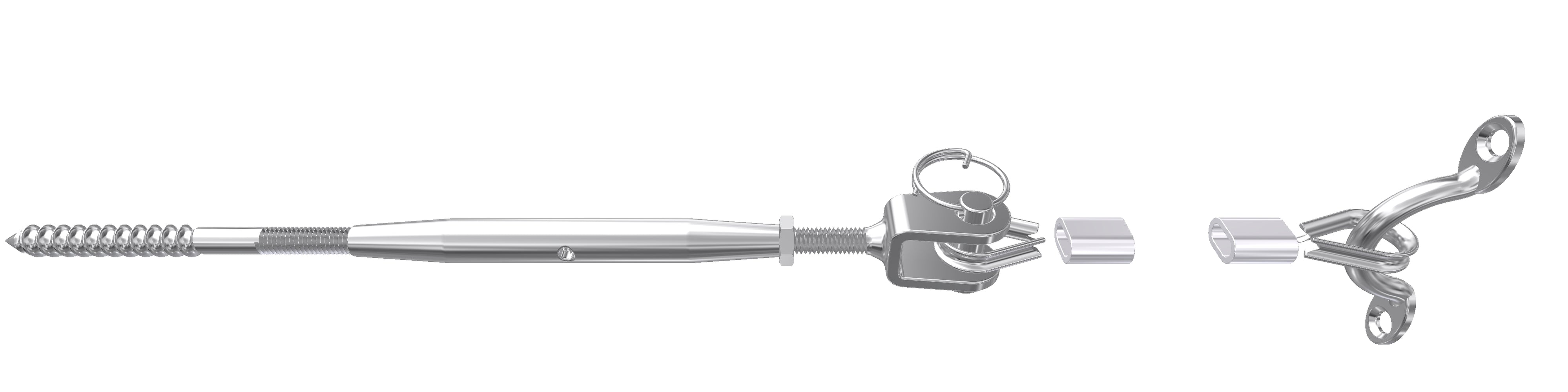 System C - Customer Swaged Rigging Screw with Jaw / Lag Screw System ...